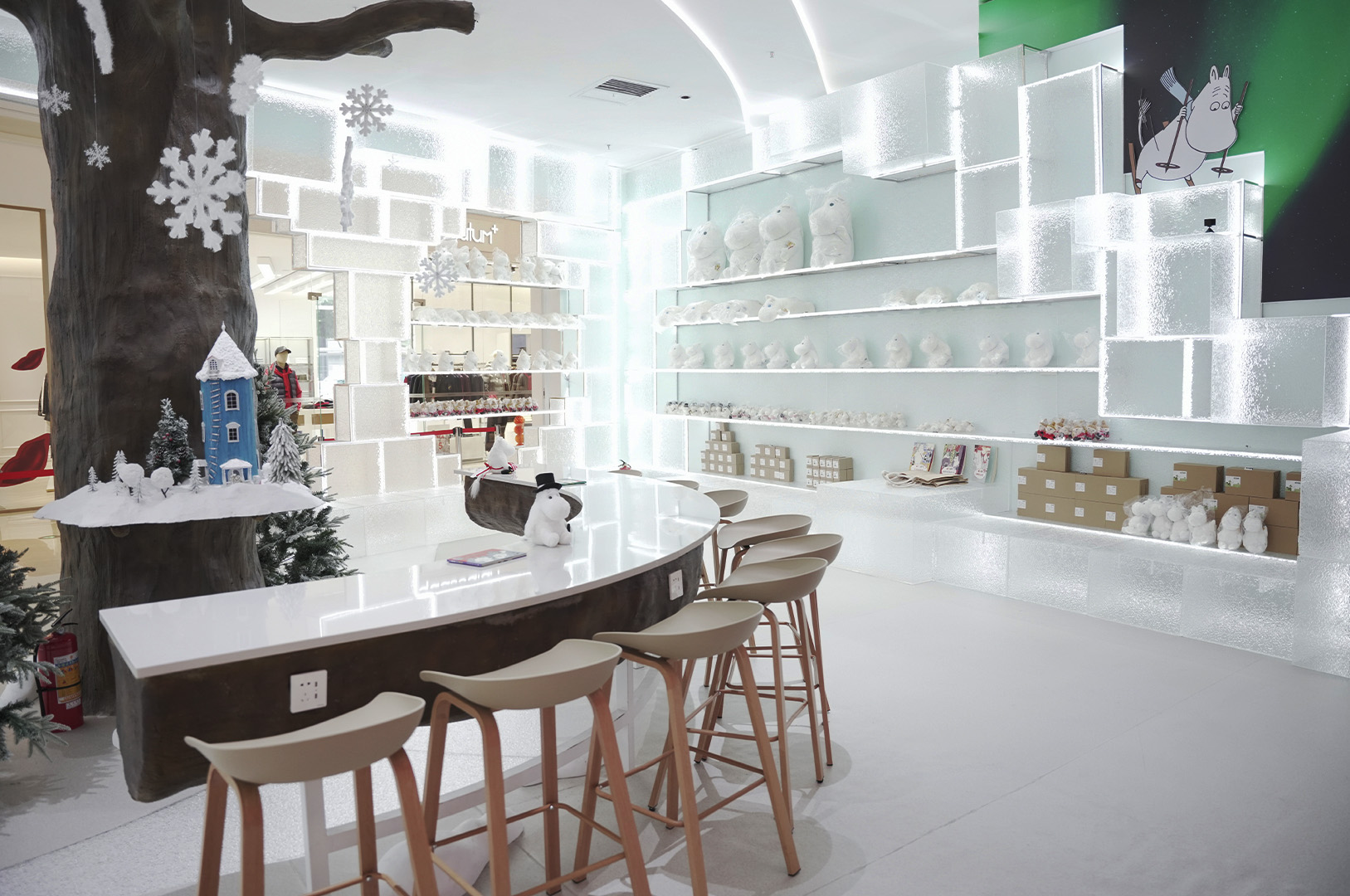 A new winter-themed Moomin café has opened in Shenzhen, China - Rights & Brands